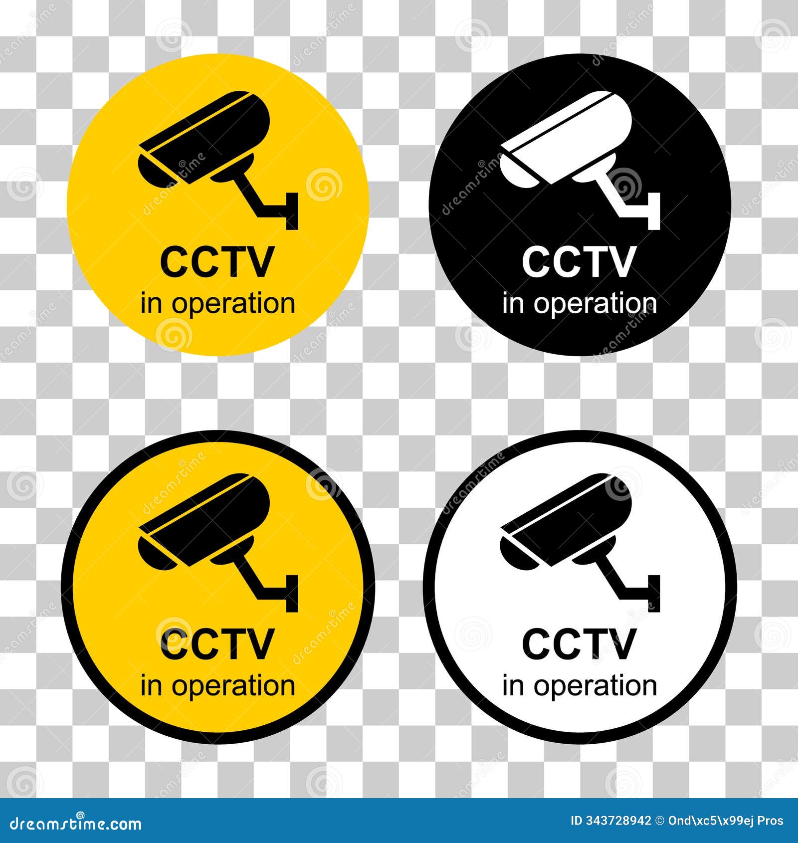 Closed Circuit Television Camera Icon, CCTV Video Protection Alert ... Closed Circuit Television Camera Icon, CCTV Video Protection Alert ...