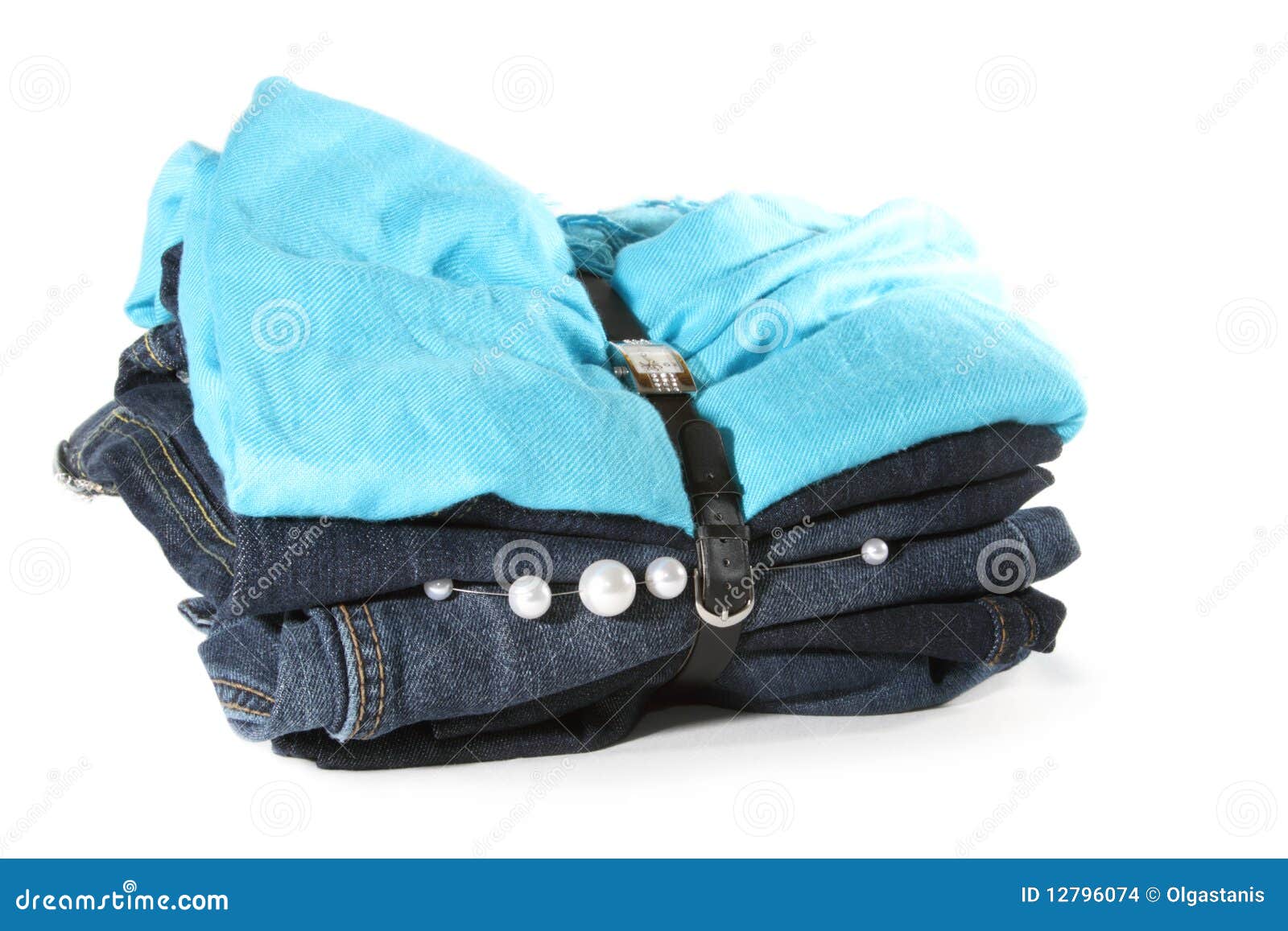 Set of clothes stock photo. Image of light, material - 12796074