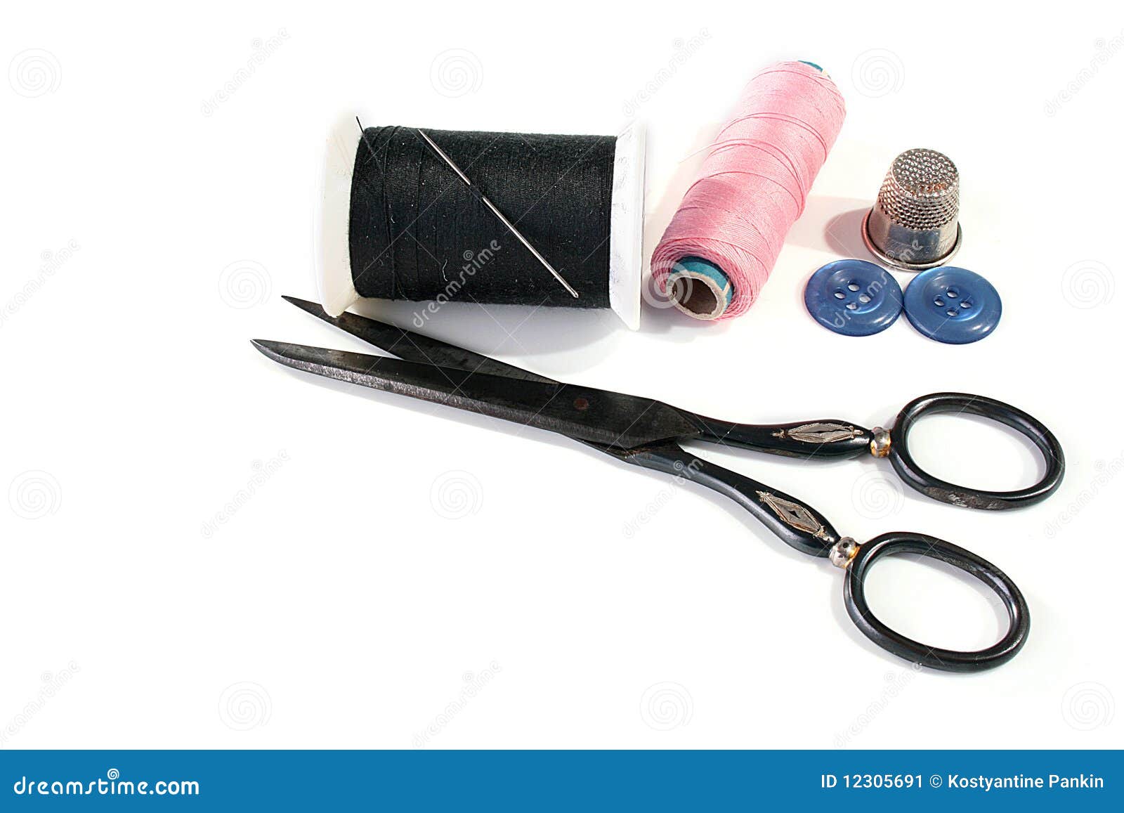 Set for clothes repair stock image. Image of sewing, accessory - 12305691