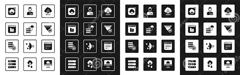 Set Cloud Computing Lock, Network Cloud Connection, File Missing ...
