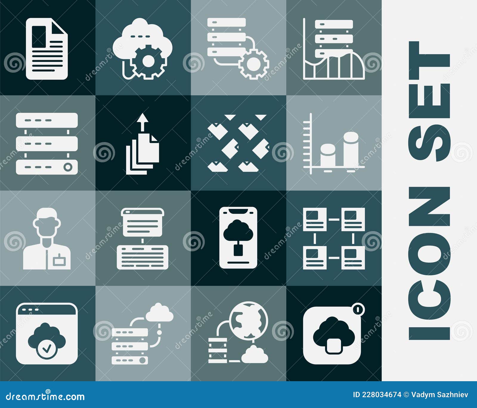 Set Cloud Technology Data Transfer, Hierarchy Organogram Chart, Data ... Set Cloud Technology Data Transfer, Hierarchy Organogram Chart, Data ...