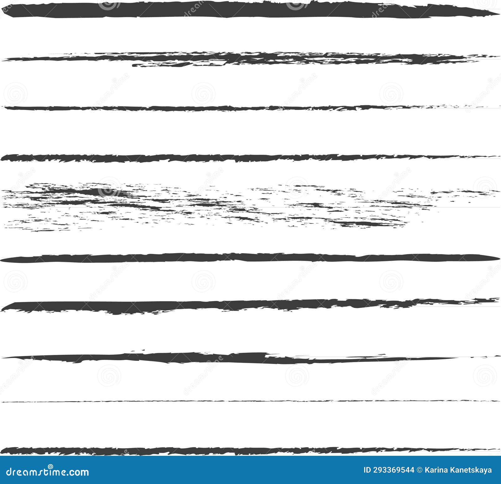Set of Coal Lines on a White Background Stock Vector - Illustration of ...