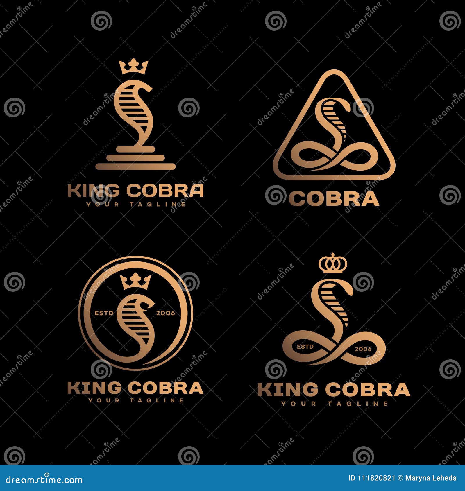 Cobra Logo, Cobra Snake Logo Design Vector Illustration | CartoonDealer ...