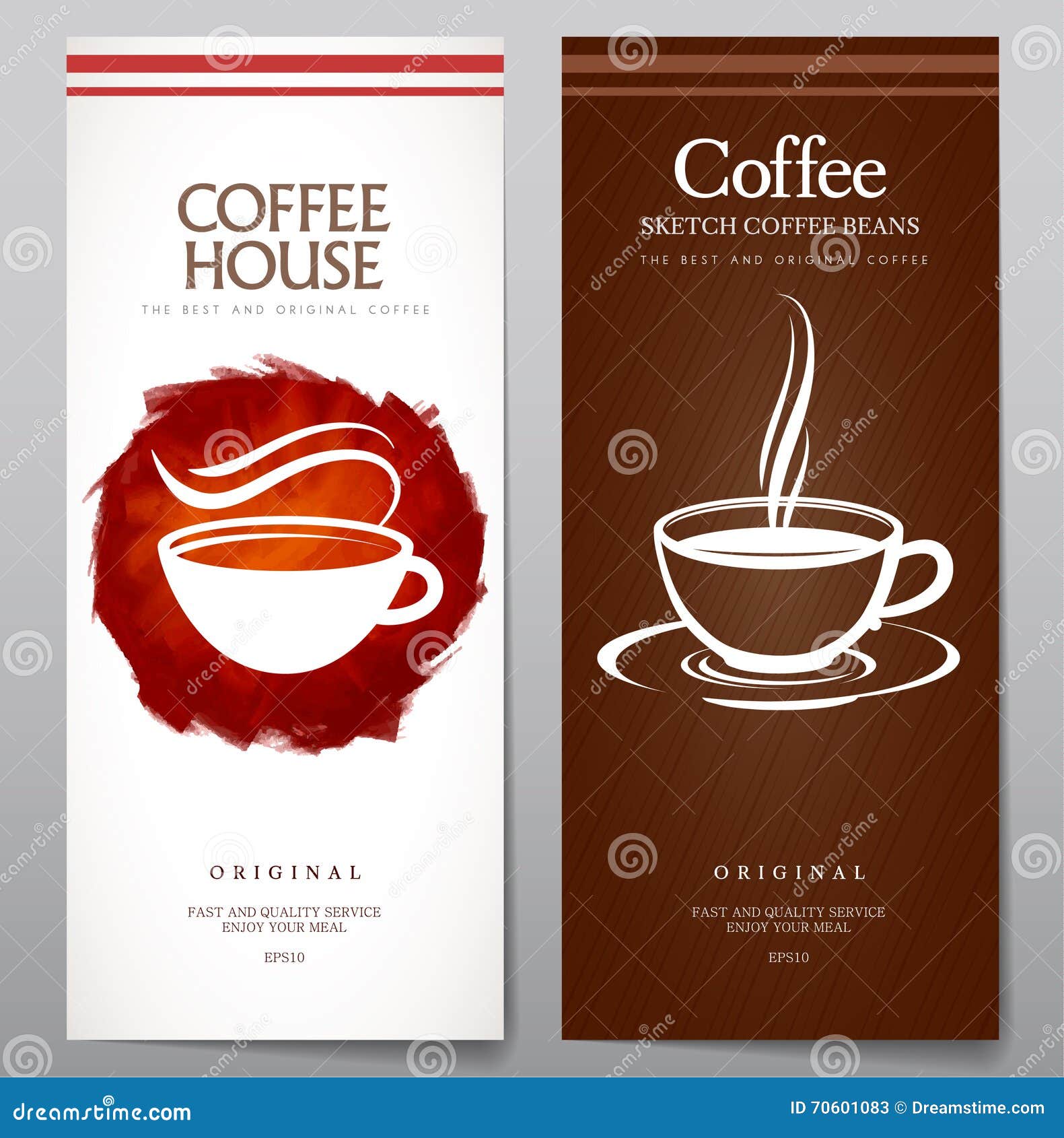 Set of coffee menu. stock vector. Illustration of drink - 70601083