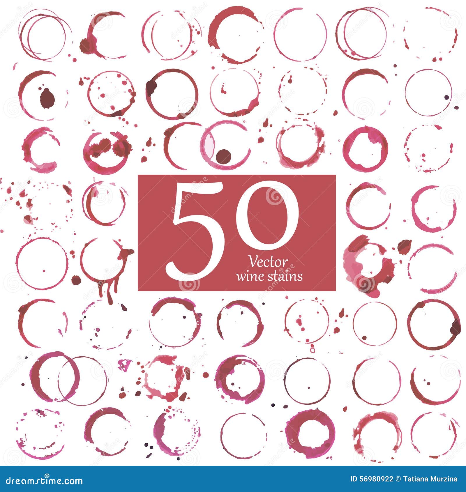 Set of Coffee and Tea Stains Stock Vector - Illustration of coffee ...