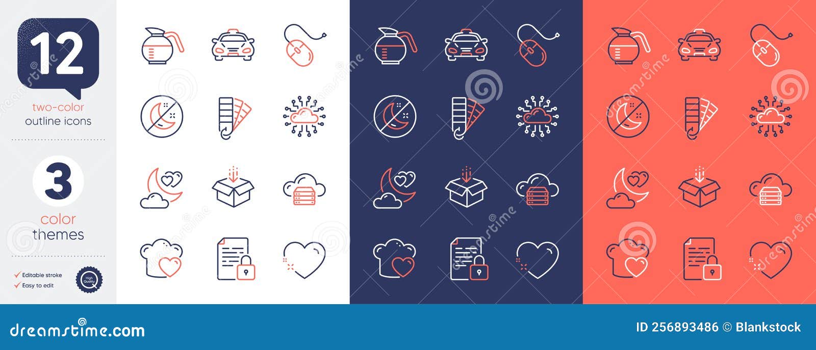 Heart, Cooking Hat And Rainy Weather Icons Set. 360 Degrees Sign. Love ...