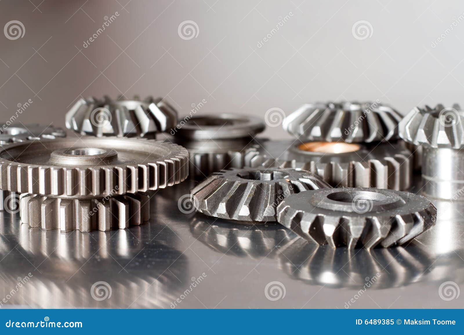 Set of cogwheels stock image. Image of metallic, motion - 6489385