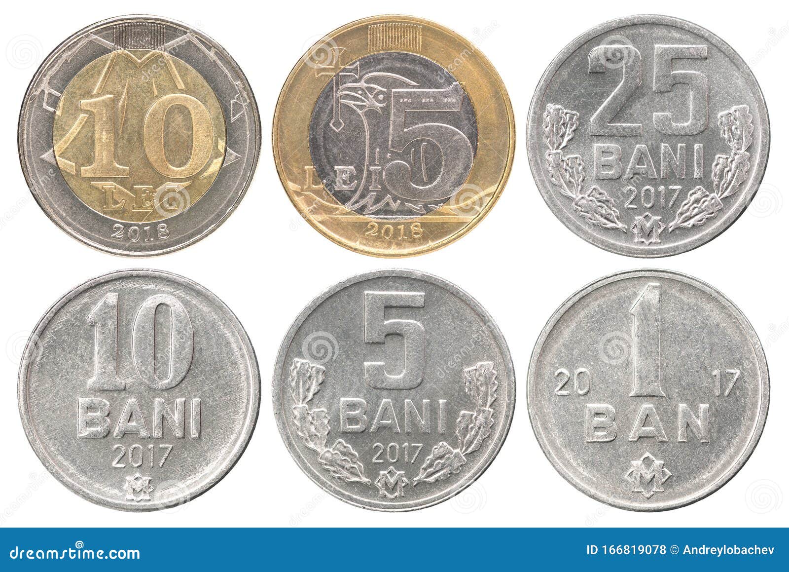 Set coins of Moldova stock photo. Image of payment, national - 166819078