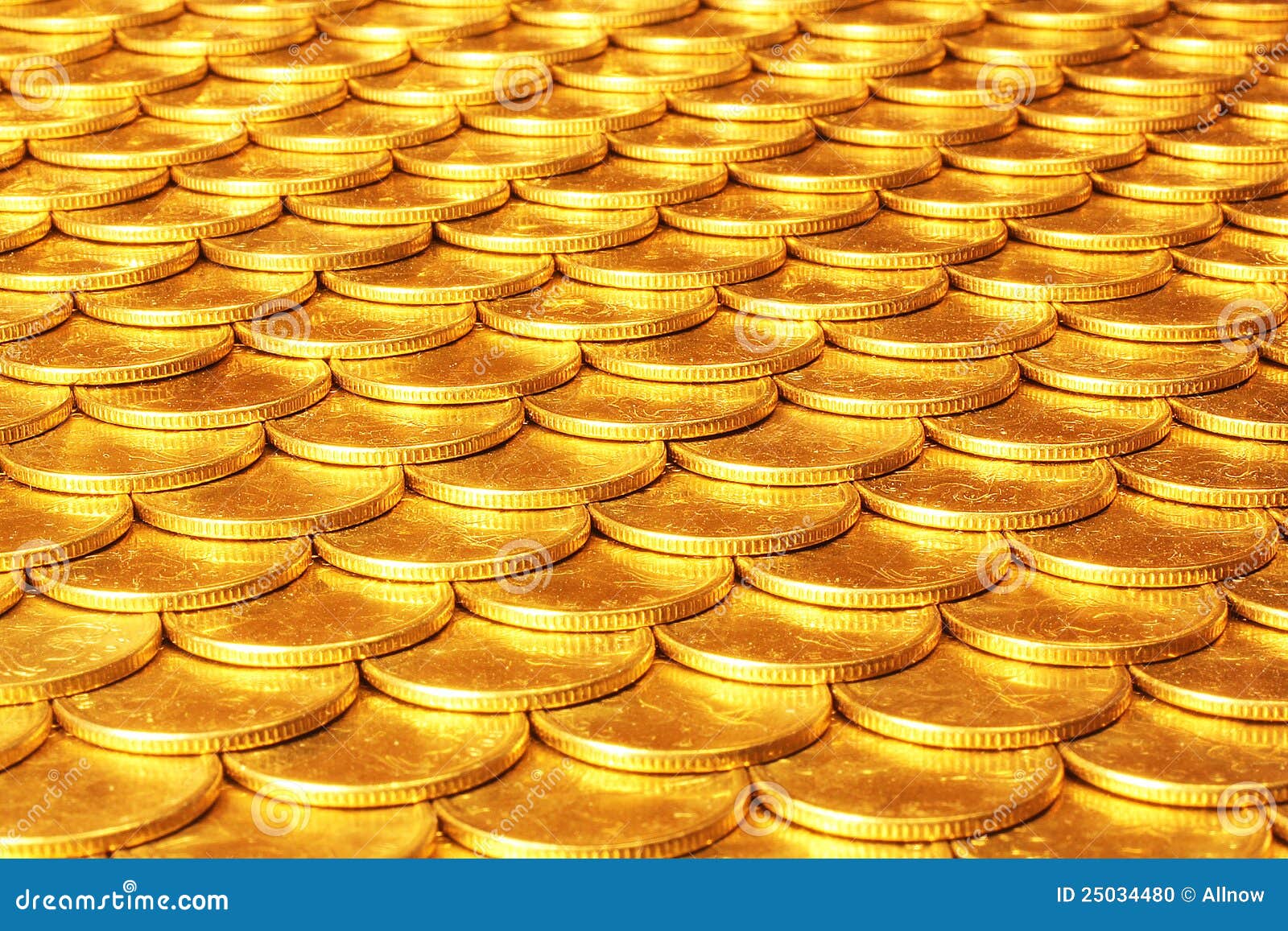 Set of Coins from Yellow Metal Stock Photo - Image of ranks, trading ...