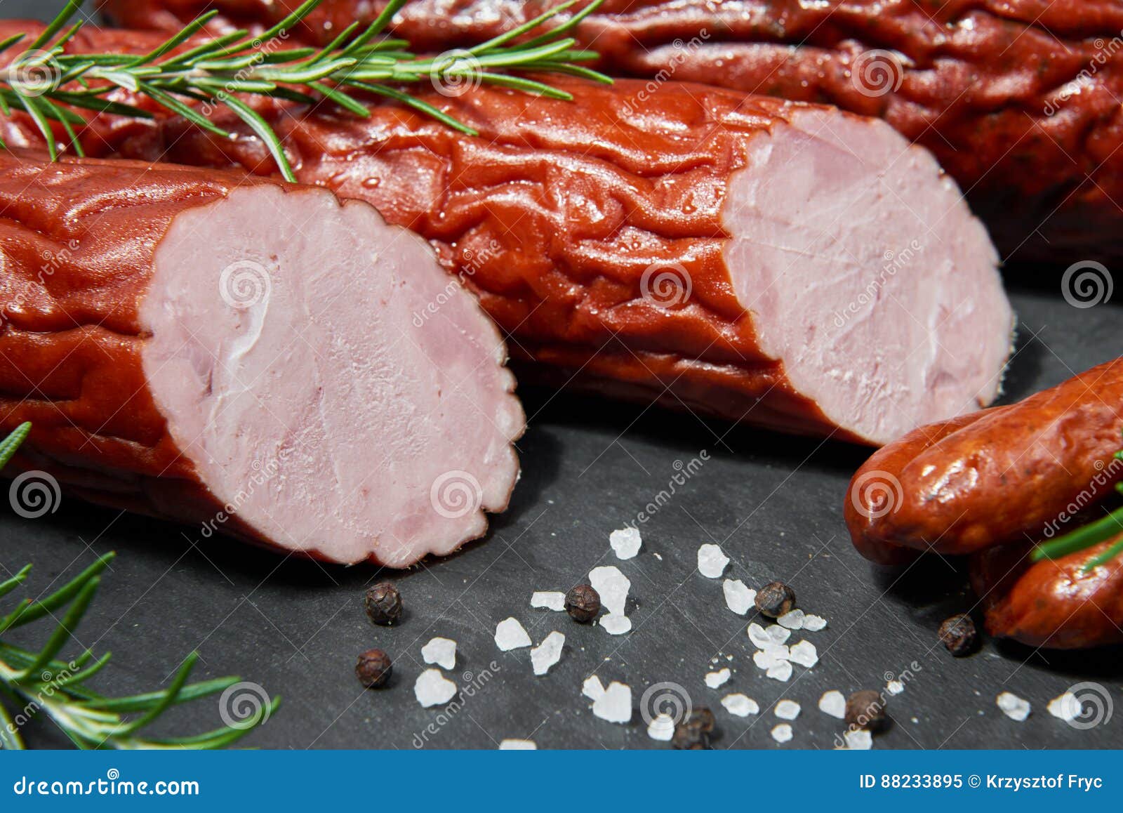 Set of Cold Cuts on a Stone Board Stock Image - Image of pile, buckrams ...