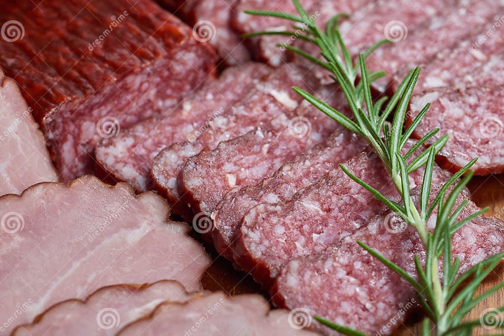 Set of cold cuts stock image. Image of brown, polish - 88375895