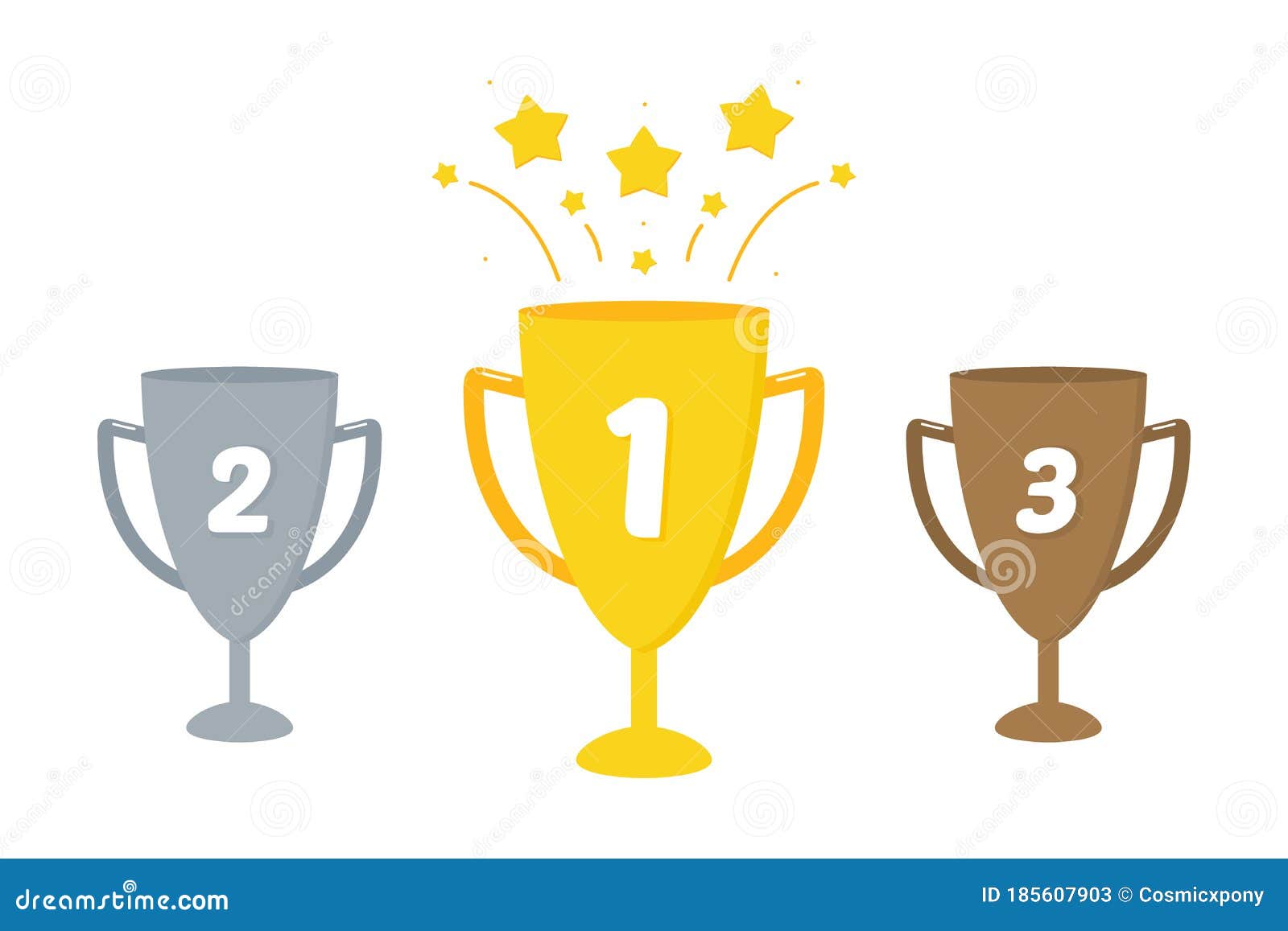 Set, Collection of Trophy Cups, Challenge Cups for the First, Second ...