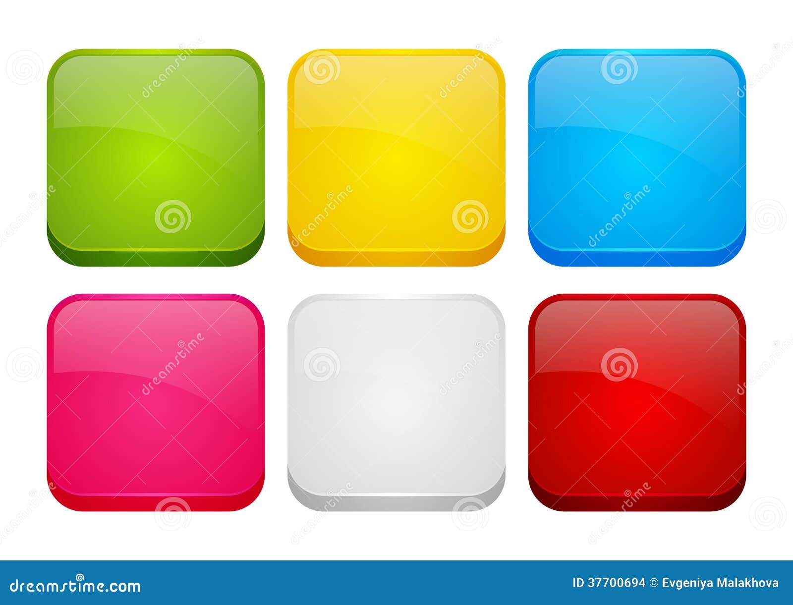 Set of color apps icons stock vector. Illustration of green - 37700694