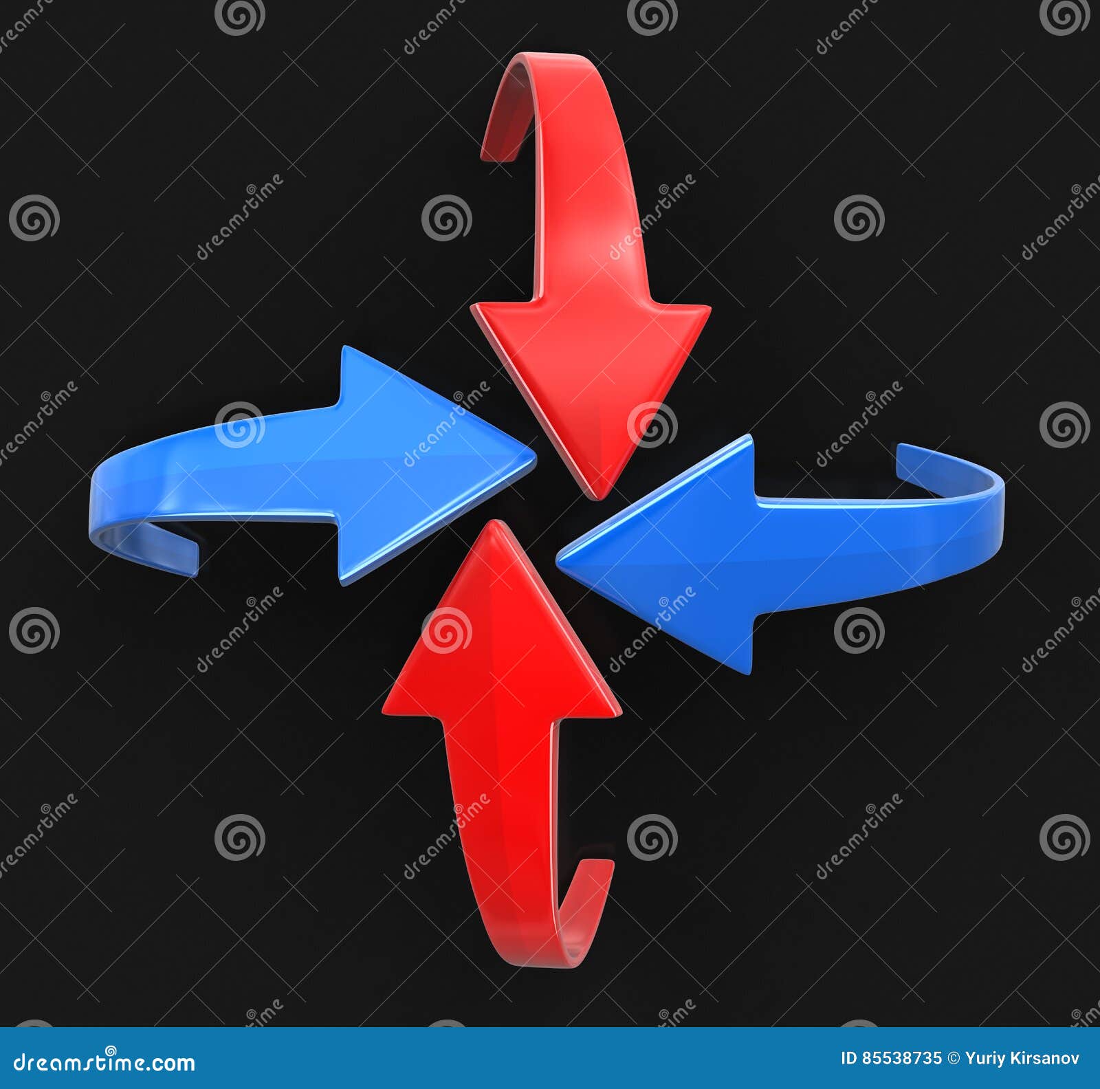 Set of color arrows stock illustration. Illustration of connection ...