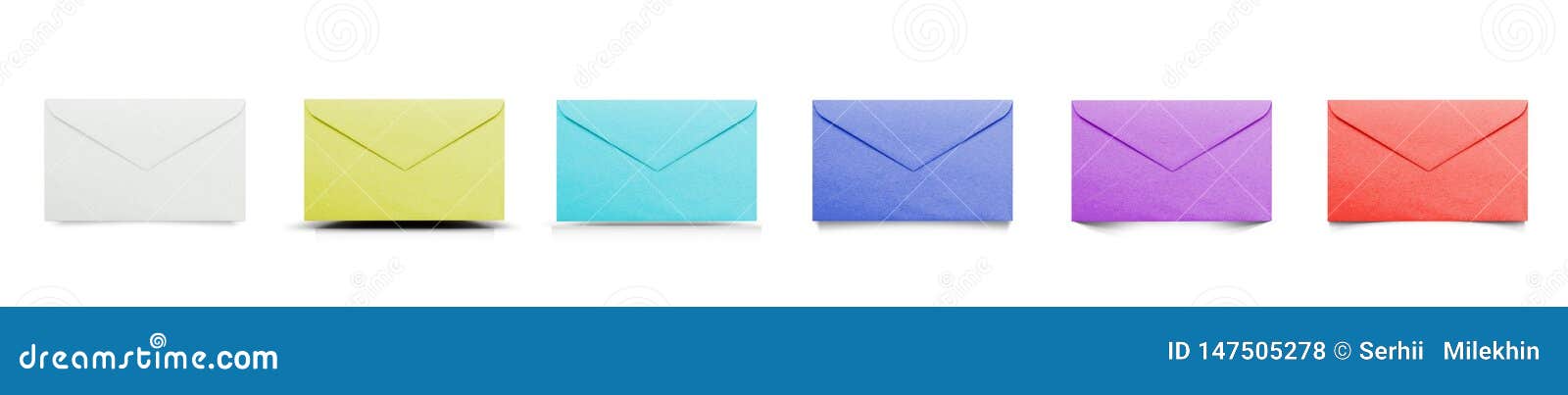 Color Envelopes Cartoon Vector | CartoonDealer.com #100840499