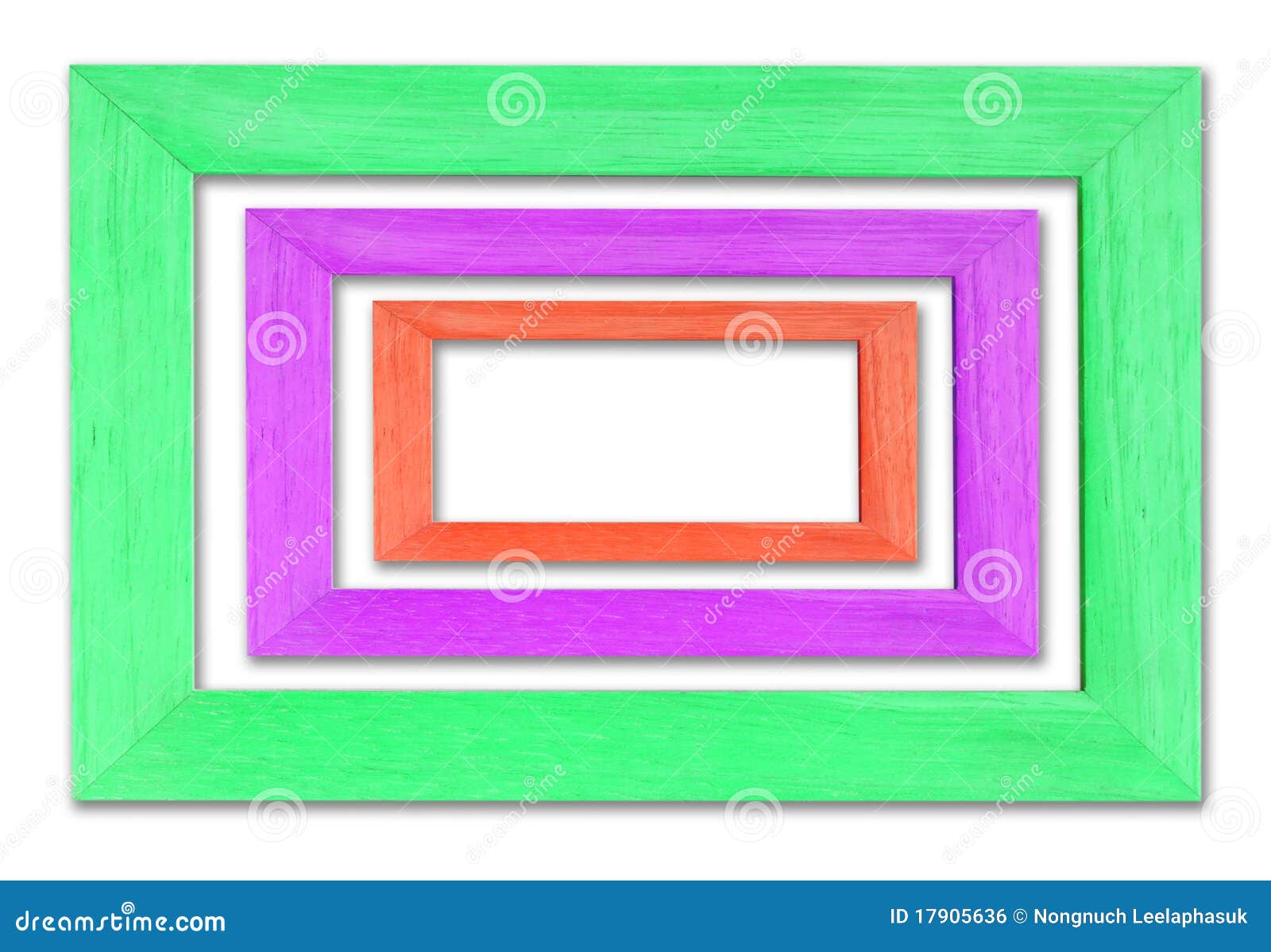 Set of color frame stock photo. Image of empty, card - 17905636