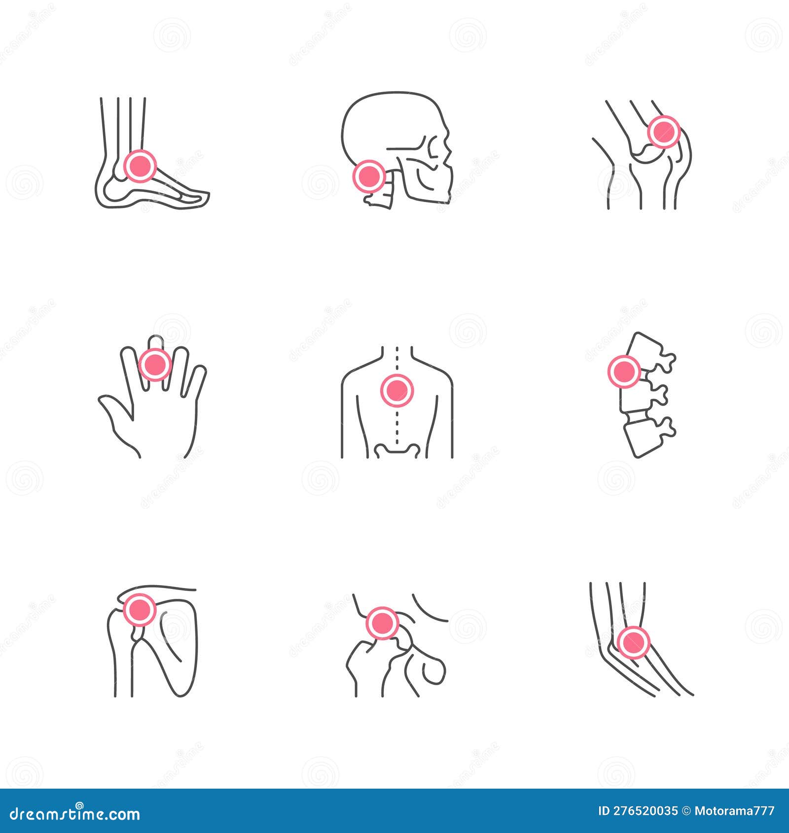 Set Color Icons of Joint Pain Stock Illustration - Illustration of ... Set Color Icons of Joint Pain Stock Illustration - Illustration of ...