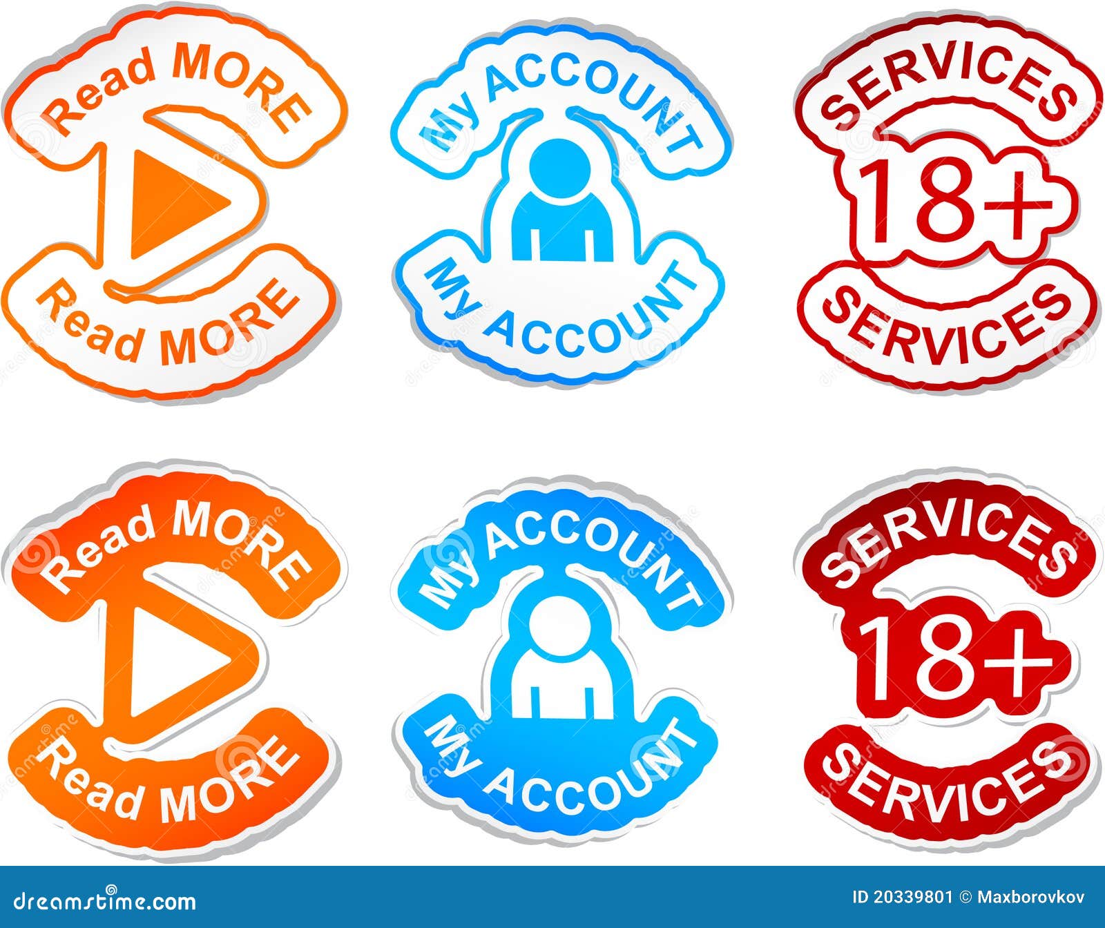 Account Stickers Stock Illustrations – 346 Account Stickers Stock ...