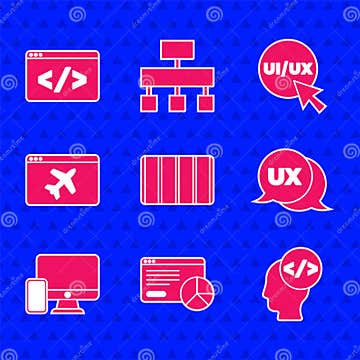 Set Color Palette Guide, Website Statistic, Front End Development, UI UX Design, Monitor and ...