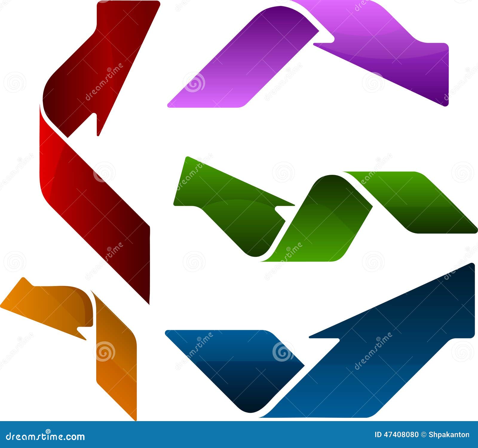 Set of Colored Arrows Icons. Stock Vector - Illustration of gradient ... Set of Colored Arrows Icons. Stock Vector - Illustration of gradient ...