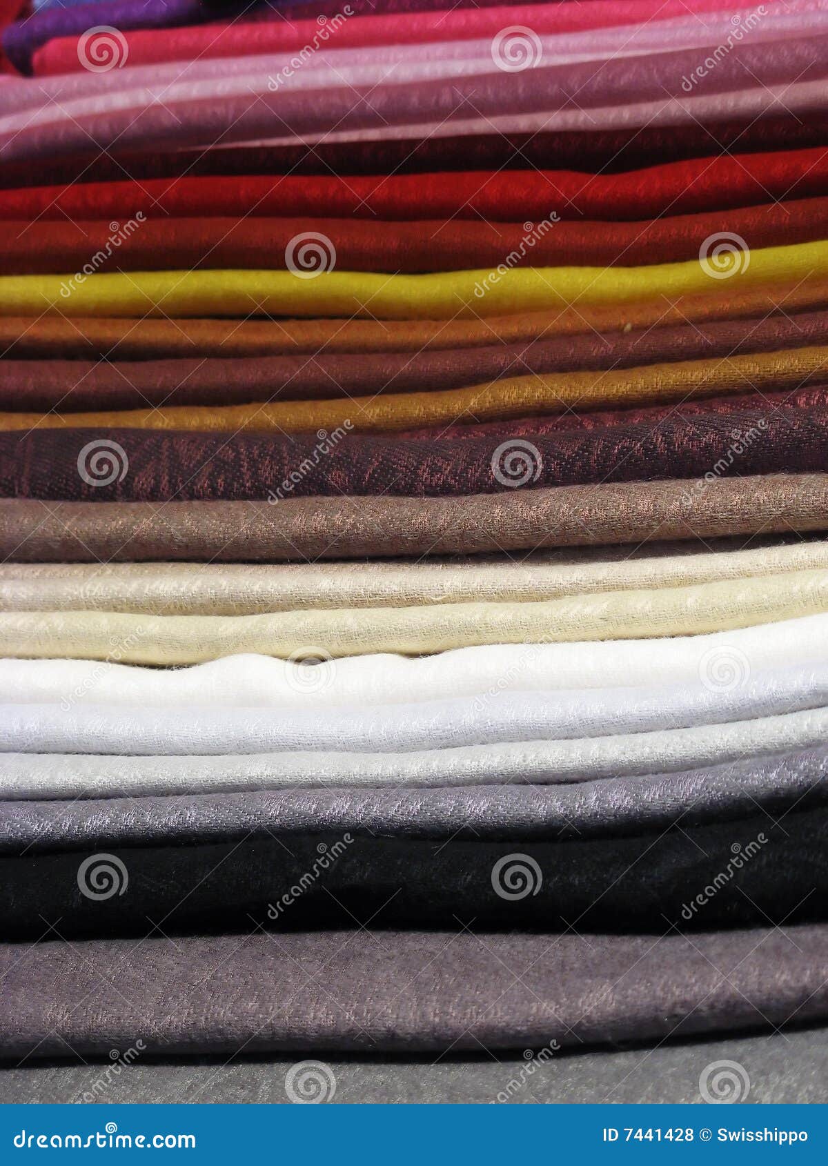 Set of colored clothes stock photo. Image of soft, fibers - 7441428