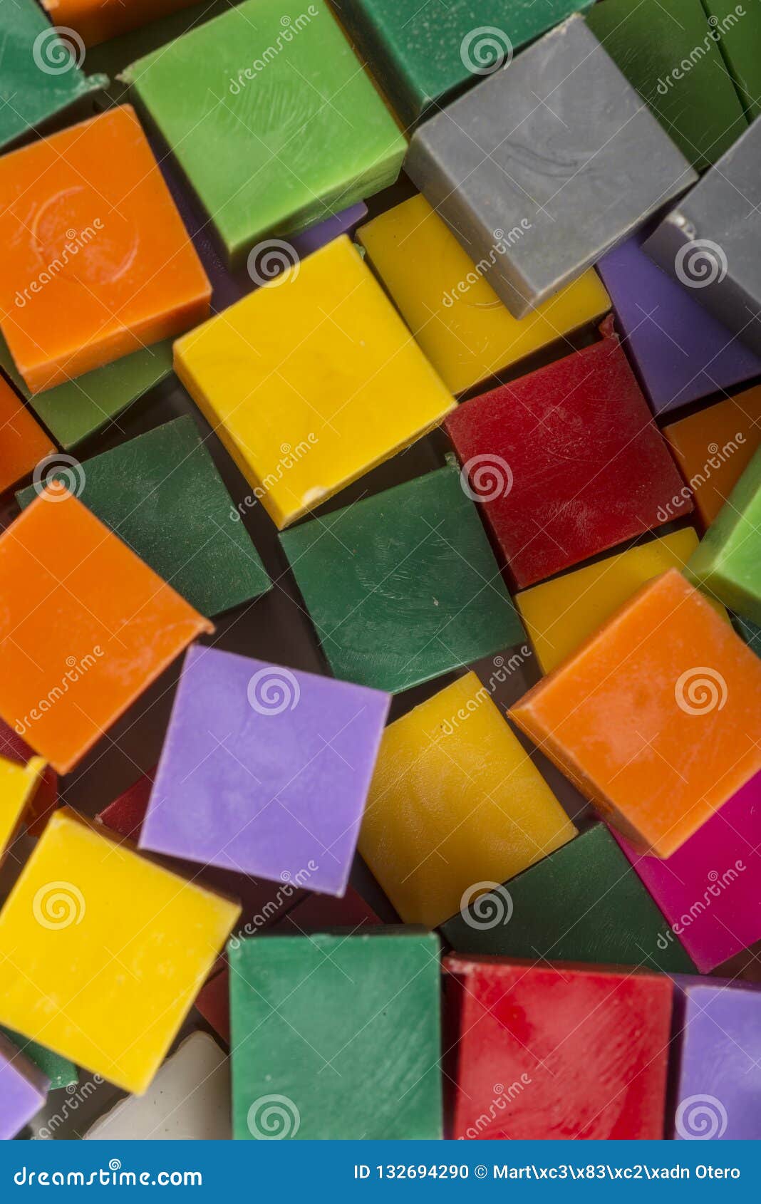 Set of colored cubes stock photo. Image of ancient, element - 132694290