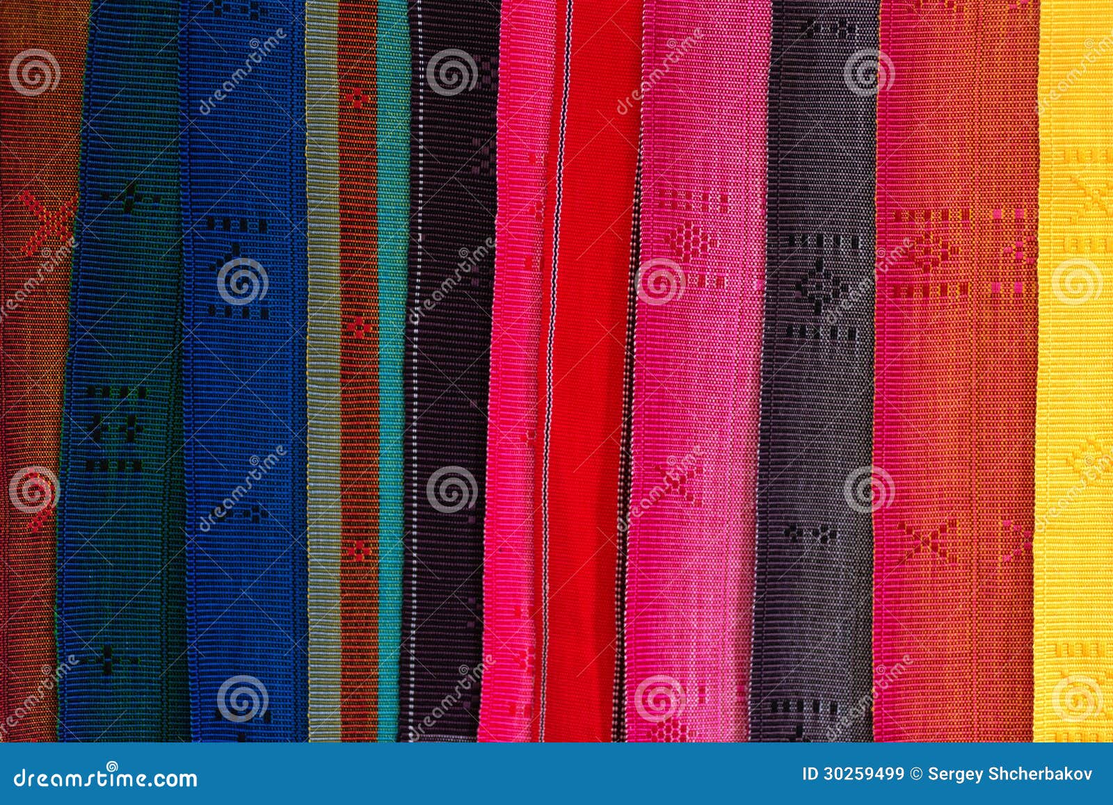 Set of colored fabrics stock image. Image of blue, backgrounds - 30259499