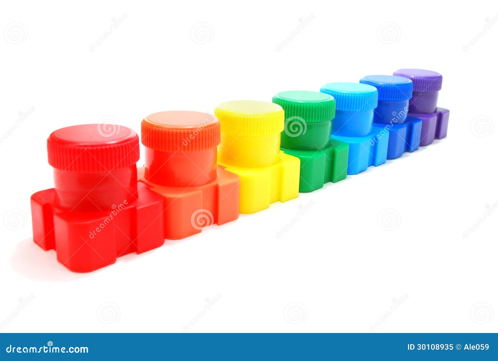 Ink Cans Rainbow stock image. Image of group, design - 30108935