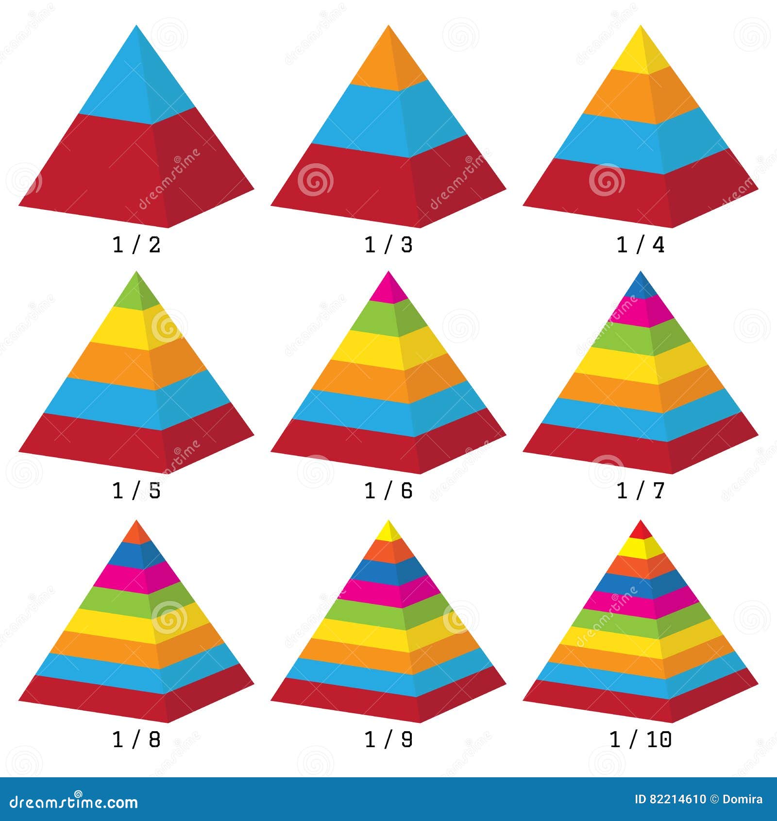 Isometry Volumetric Pyramid Cartoon Vector | CartoonDealer.com #99800625