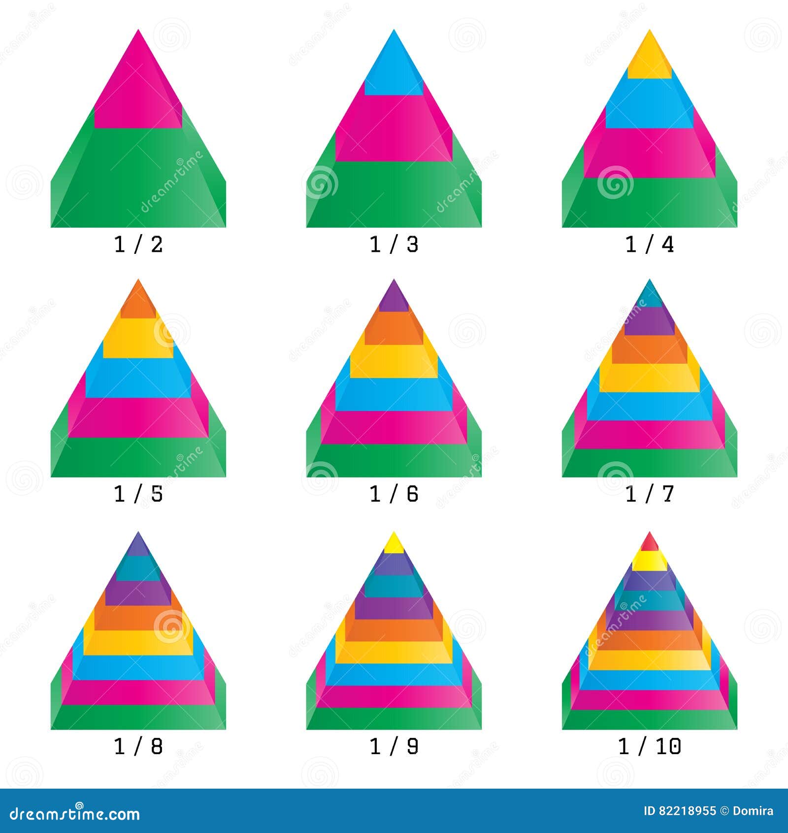 Isometry Volumetric Pyramid Royalty-Free Stock Image | CartoonDealer ...
