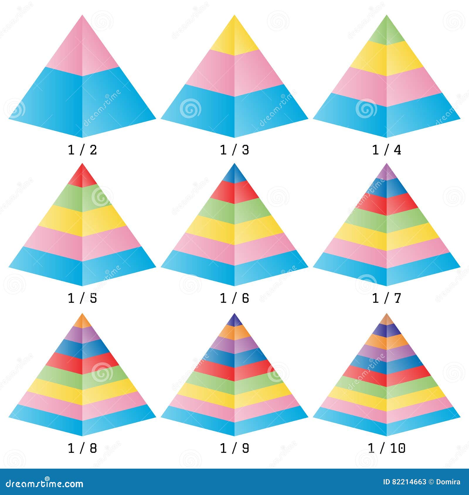 Isometry Volumetric Pyramid Royalty-Free Stock Image | CartoonDealer ...