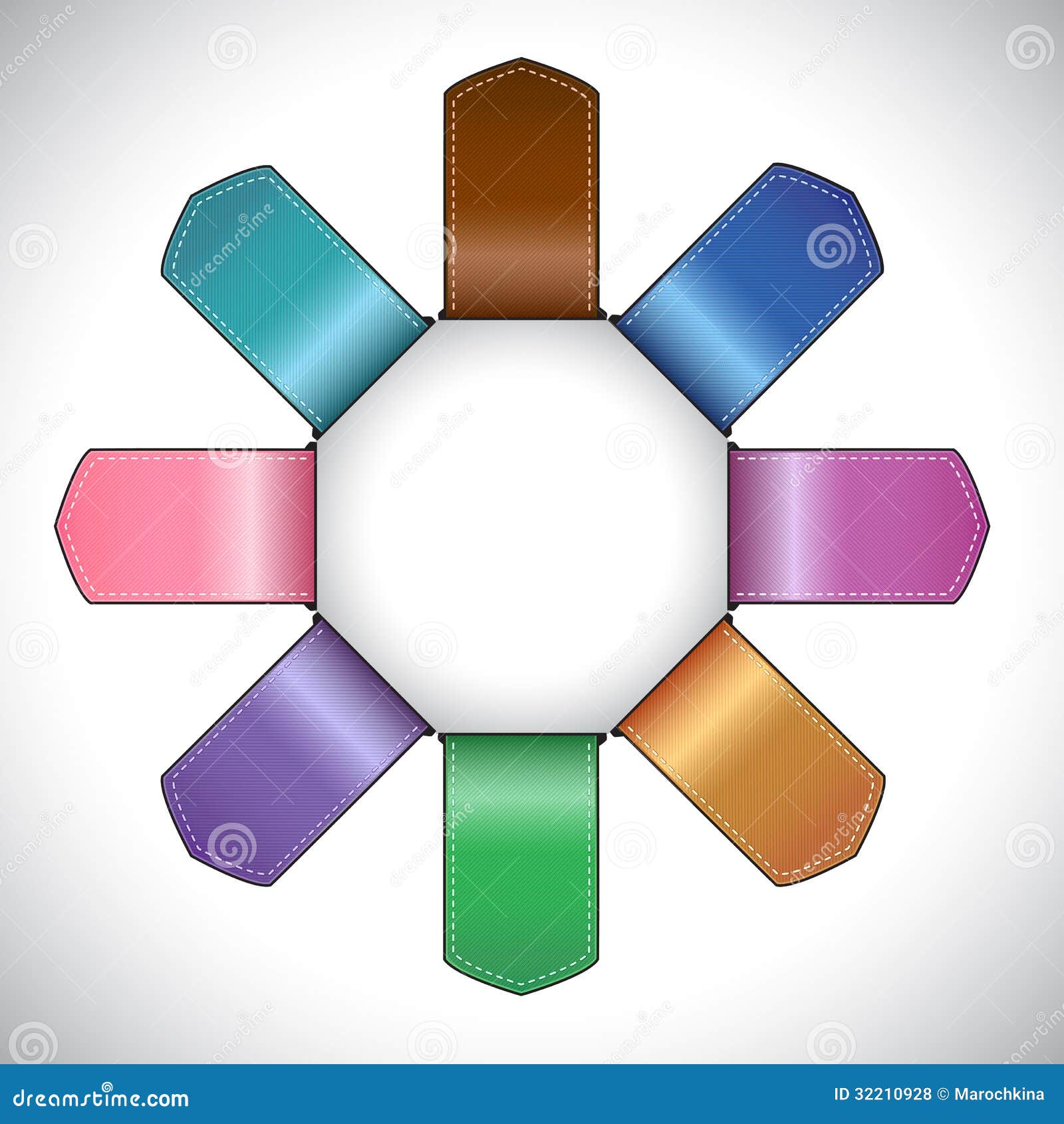 Set of colored labels stock illustration. Illustration of note - 32210928