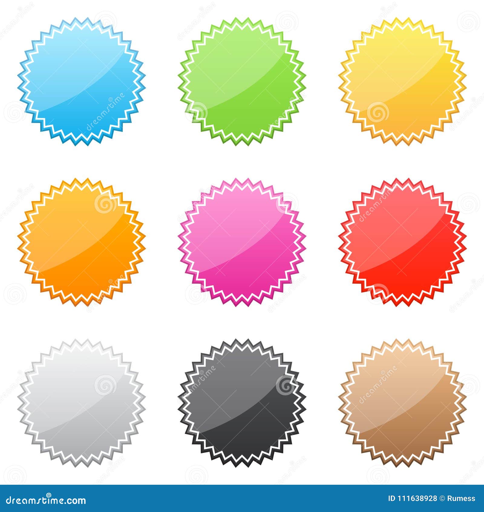 Set of Colored Labels. Vector Illustration Stock Vector - Illustration ...