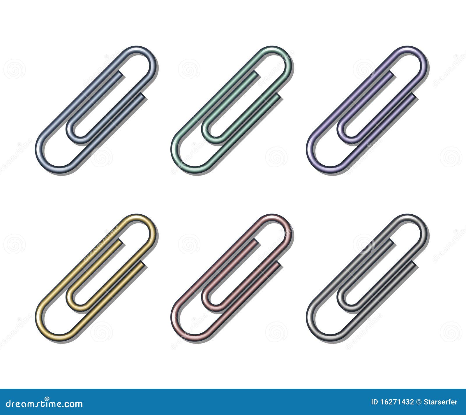 Paperclip Icons Cartoon Vector | CartoonDealer.com #88265827