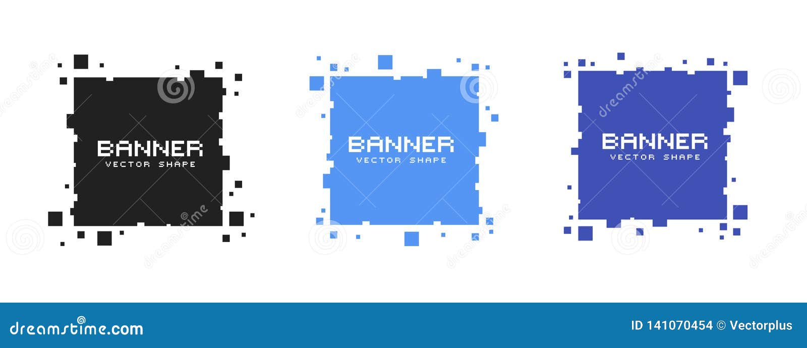 Pixel Art 8-bit Red Blank Name Tag Sticker HELLO My Name Is On White ...