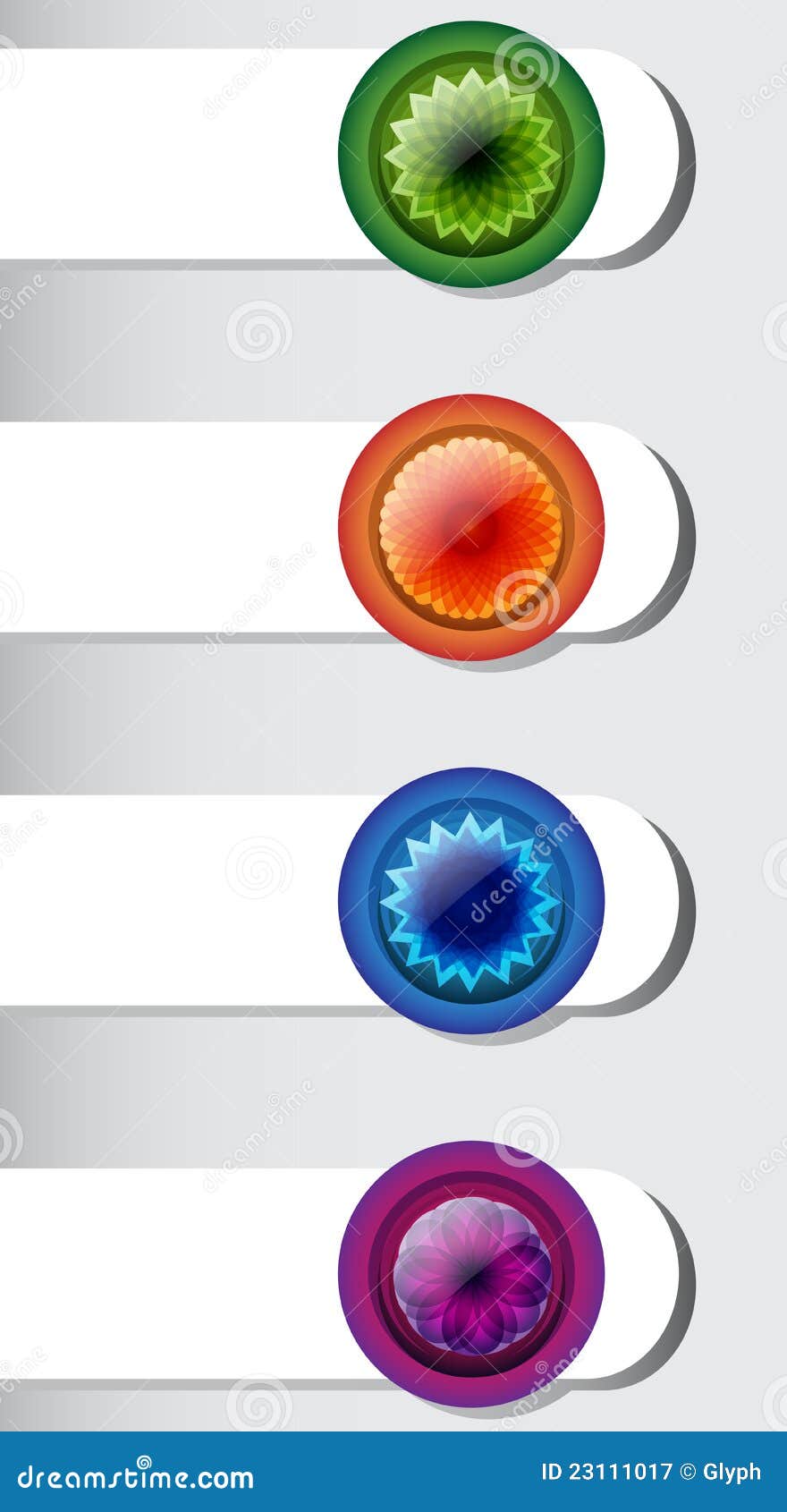 Set of Colorful Abstract Banners Stock Vector - Illustration of cool ...