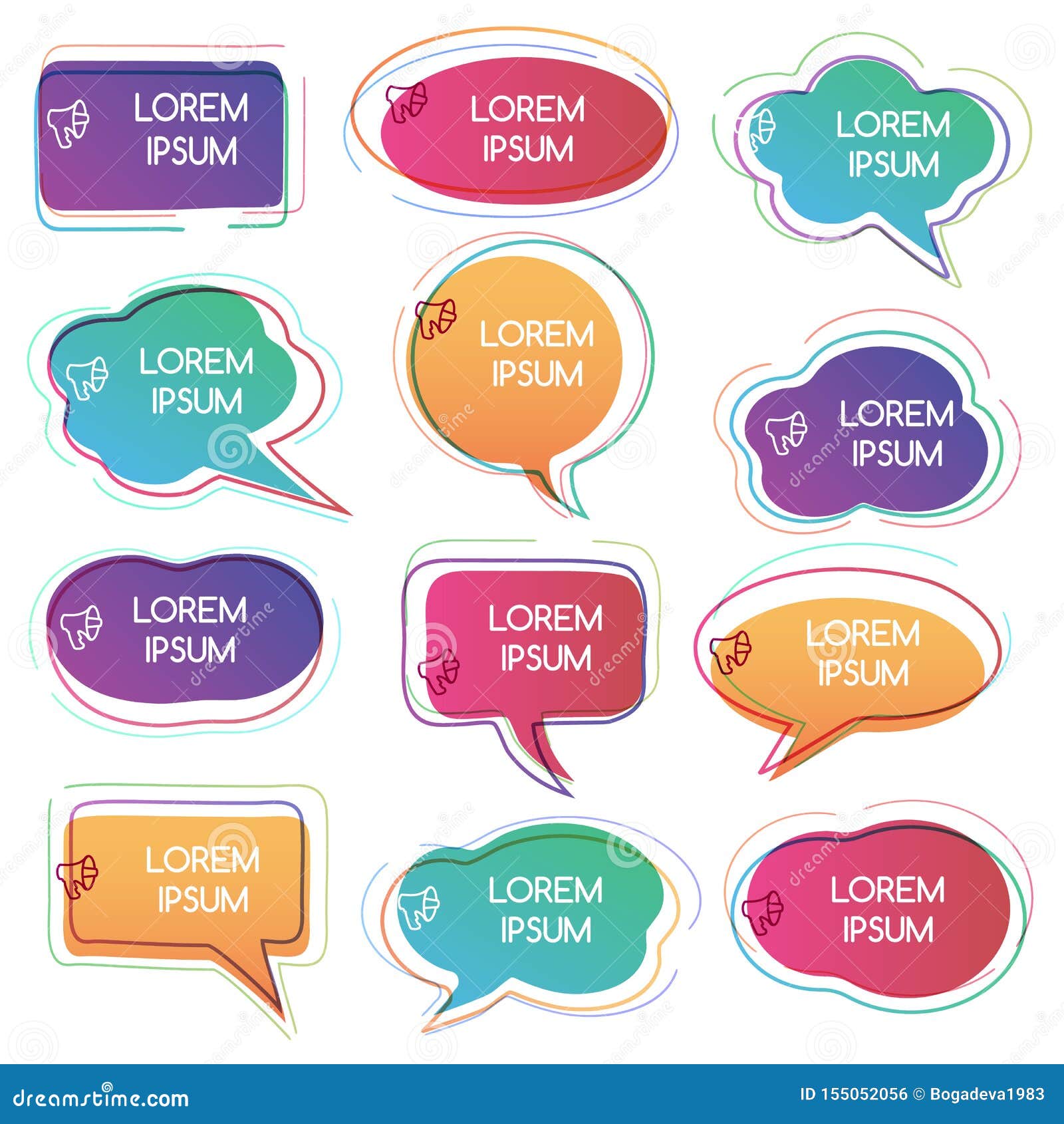 Abstract Chat Messages In The Form Of A Starry Sky Or Space, Consisting ...