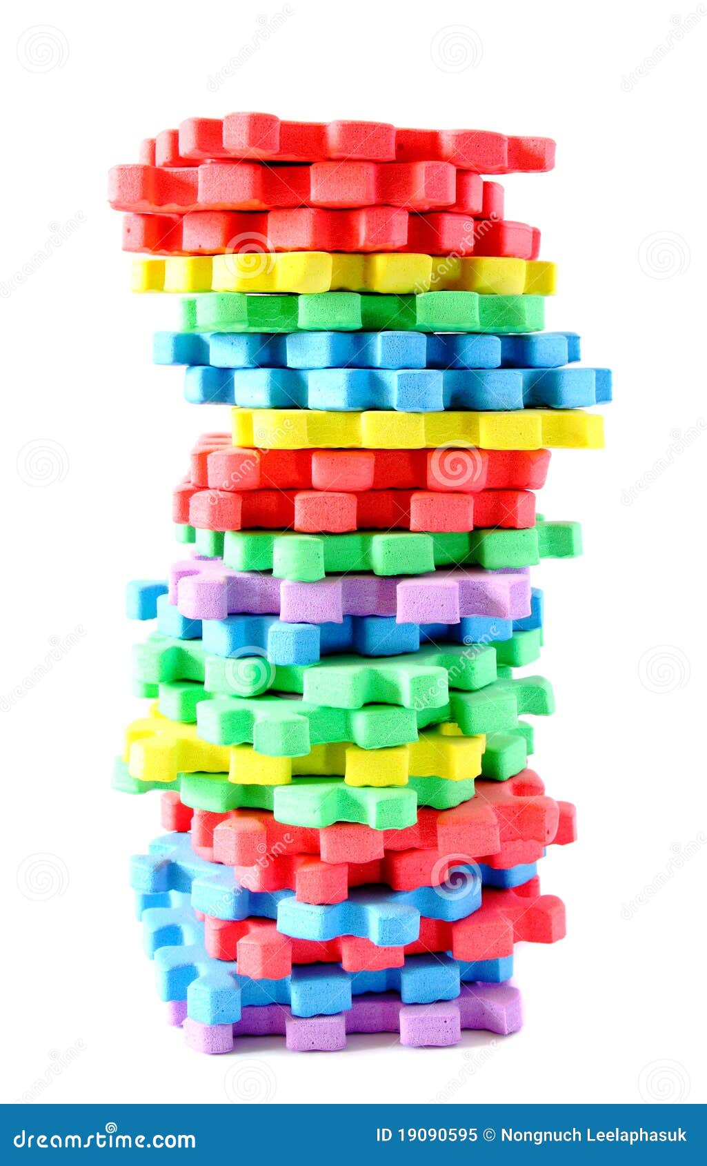 Colorful Alphabet Blocks ABC And Jacks Stock Image | CartoonDealer.com ...