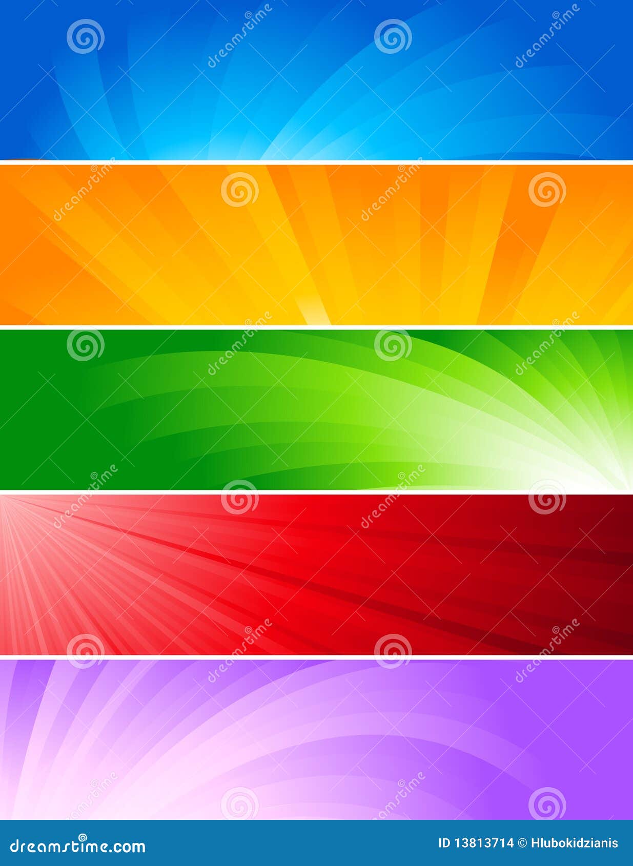 Set of colorful baners stock vector. Illustration of line - 13813714