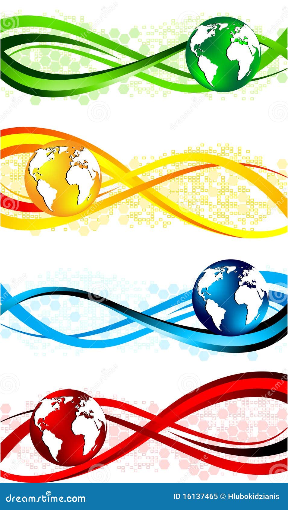 Set of colorful banners stock vector. Illustration of backdrop - 16137465