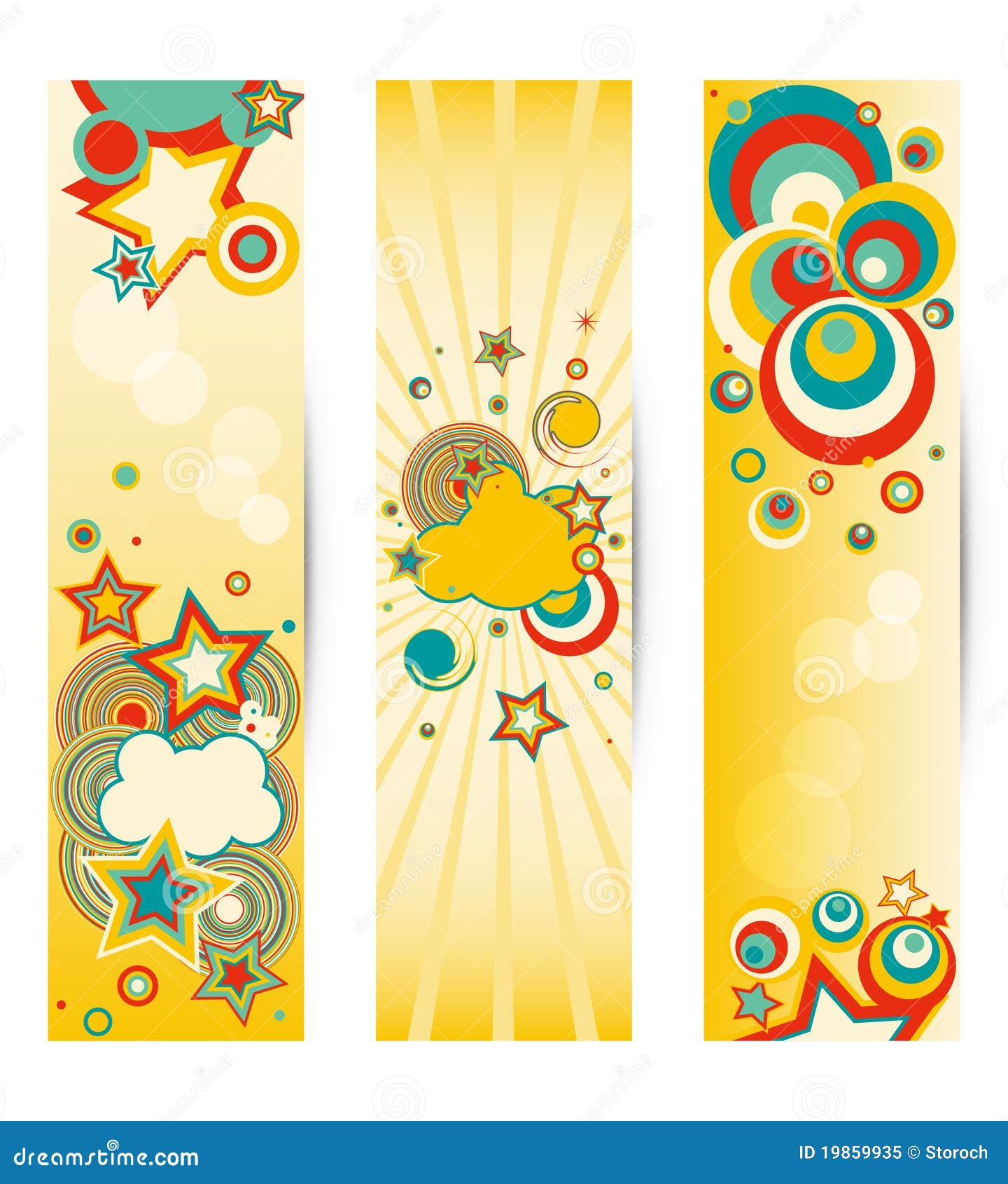 Set of colorful banners . stock vector. Illustration of background ...
