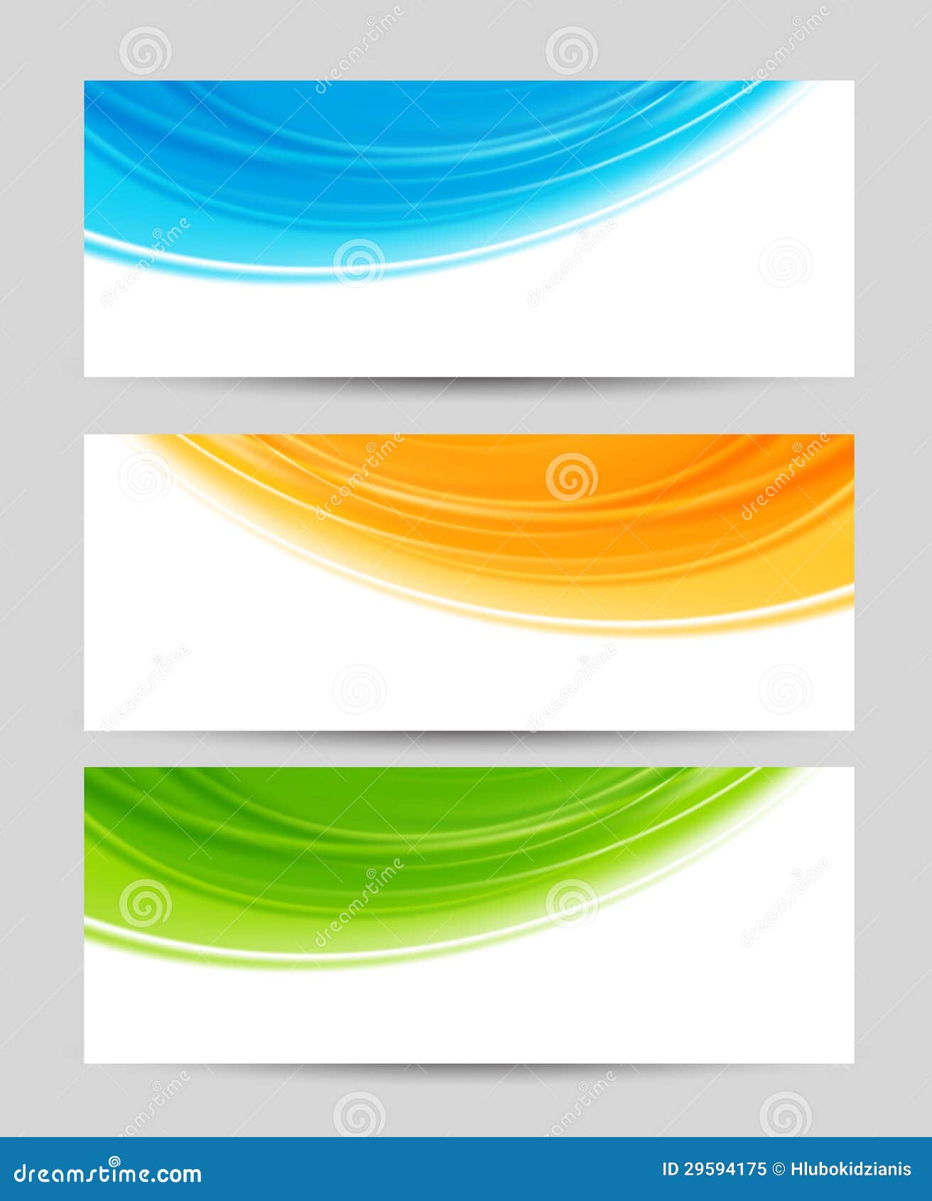 Set of colorful banners stock vector. Illustration of bright - 29594175