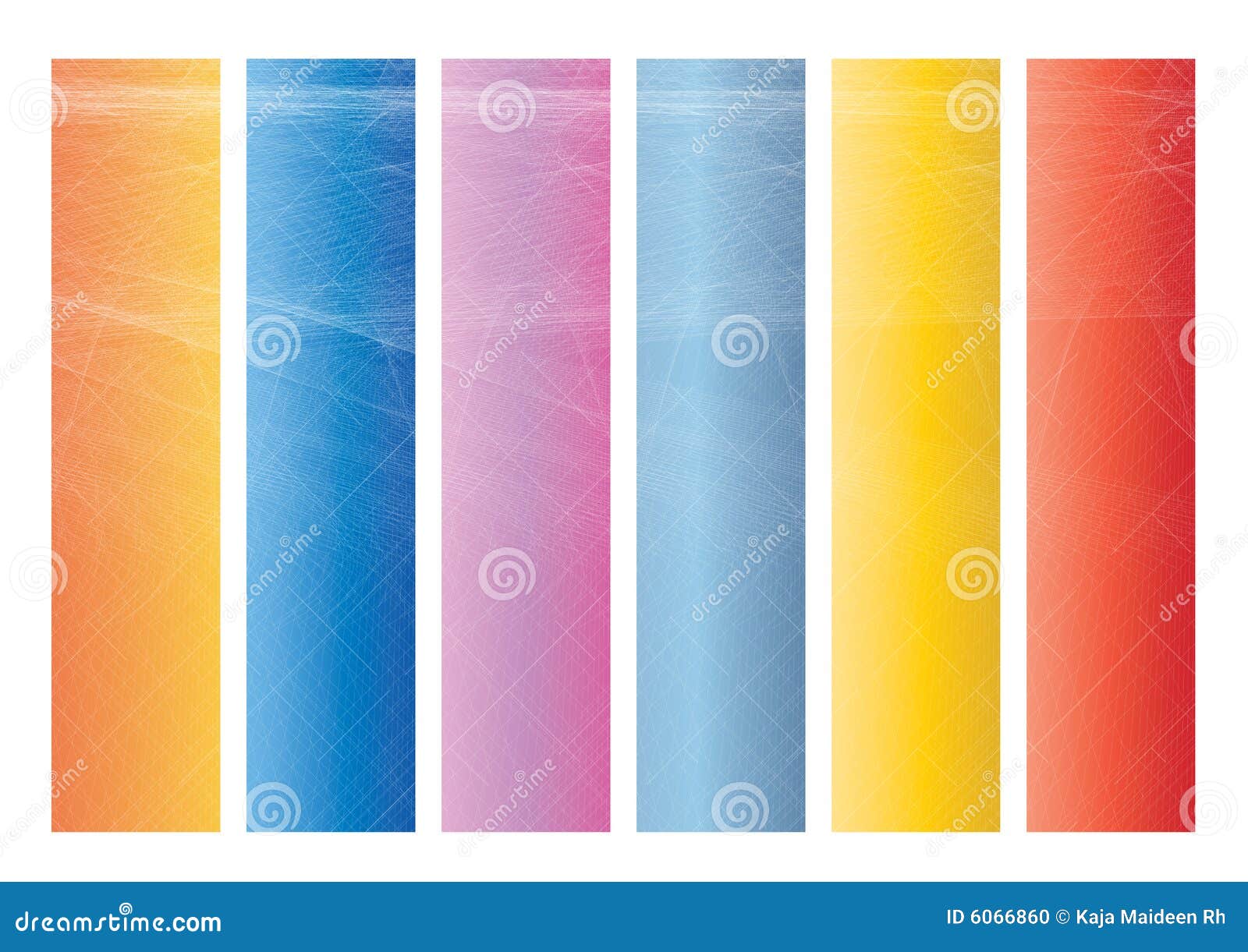 Set of colorful banners stock vector. Illustration of copy - 6066860