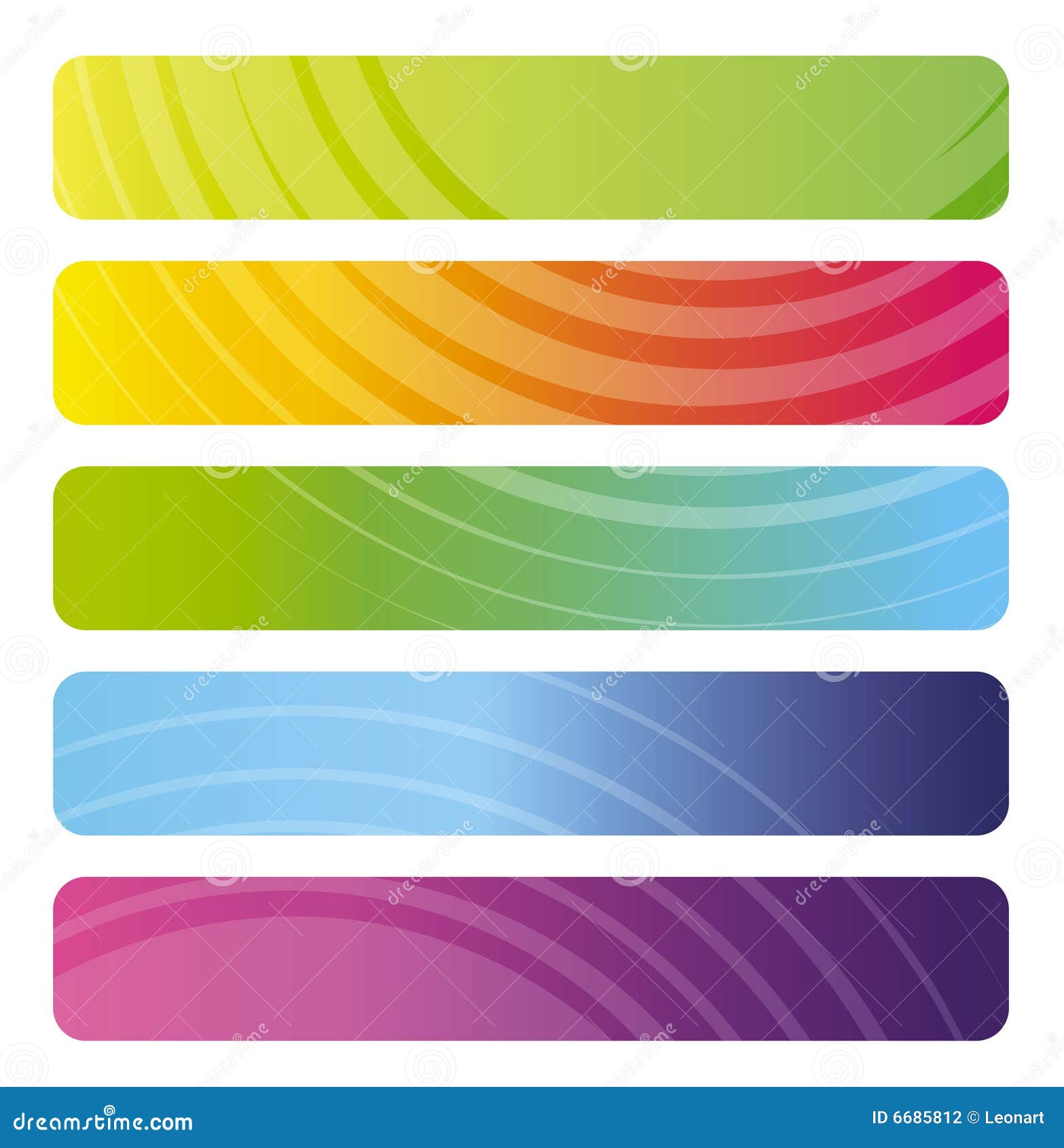 Set of colorful banners stock illustration. Illustration of decoration ...