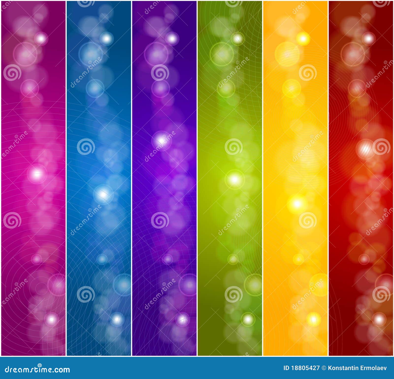 Set of Colorful Banners. Vector Stock Illustration - Illustration of ...
