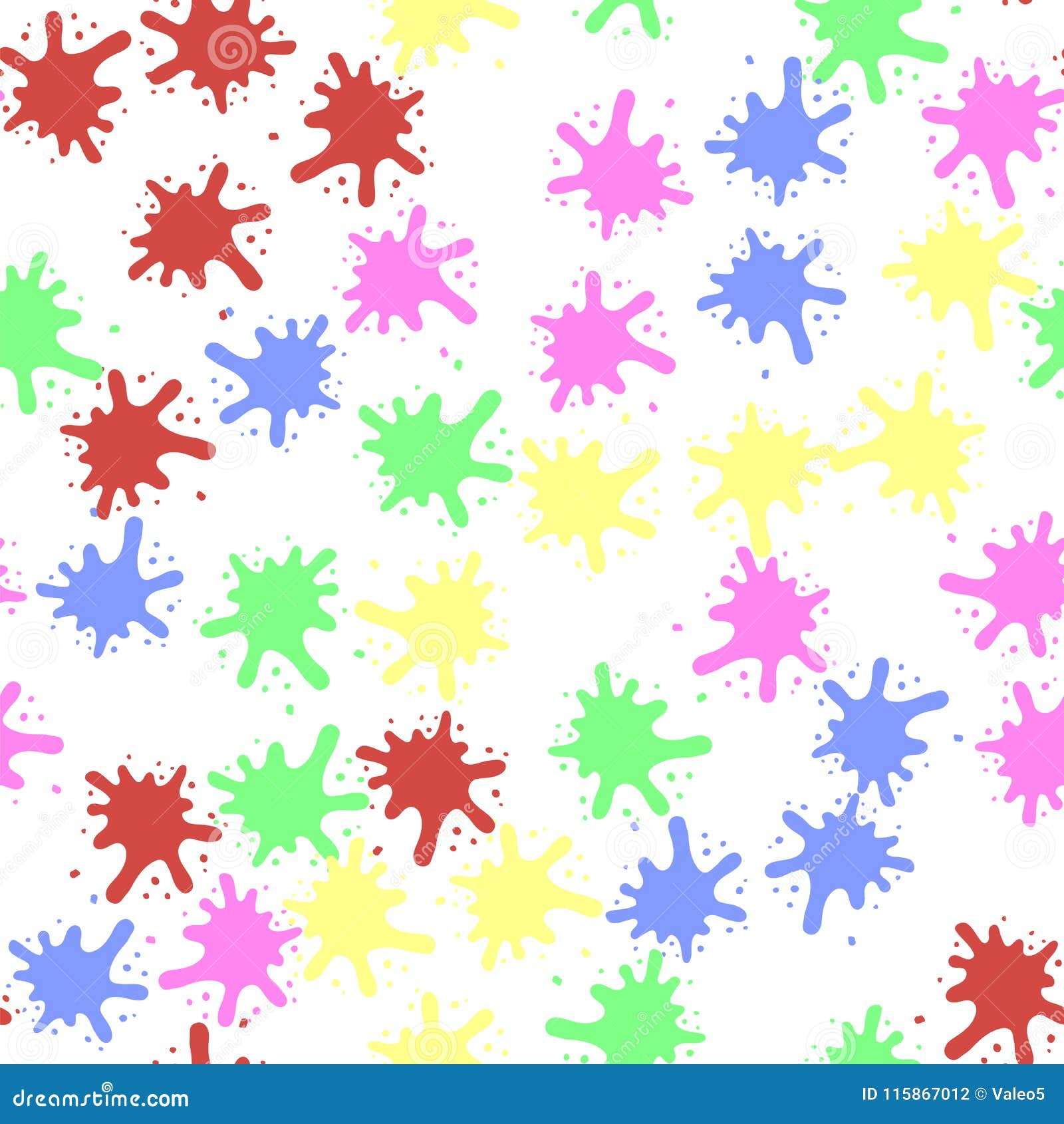 Set of Colorful Blobs stock vector. Illustration of decoration - 115867012