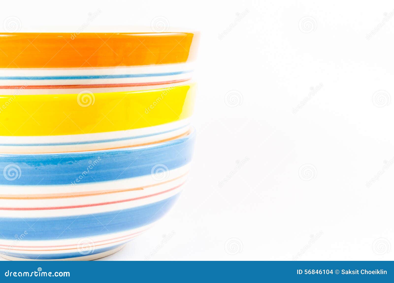 Set of colorful bowl stock photo. Image of bowl, container - 56846104