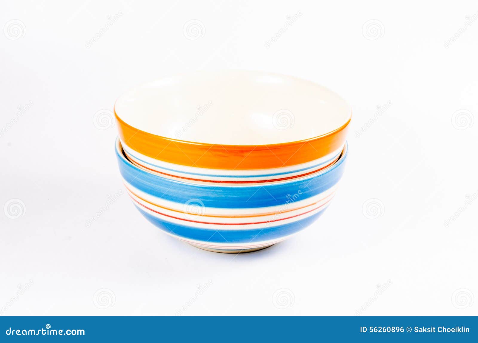 Set of colorful bowl stock photo. Image of background - 56260896