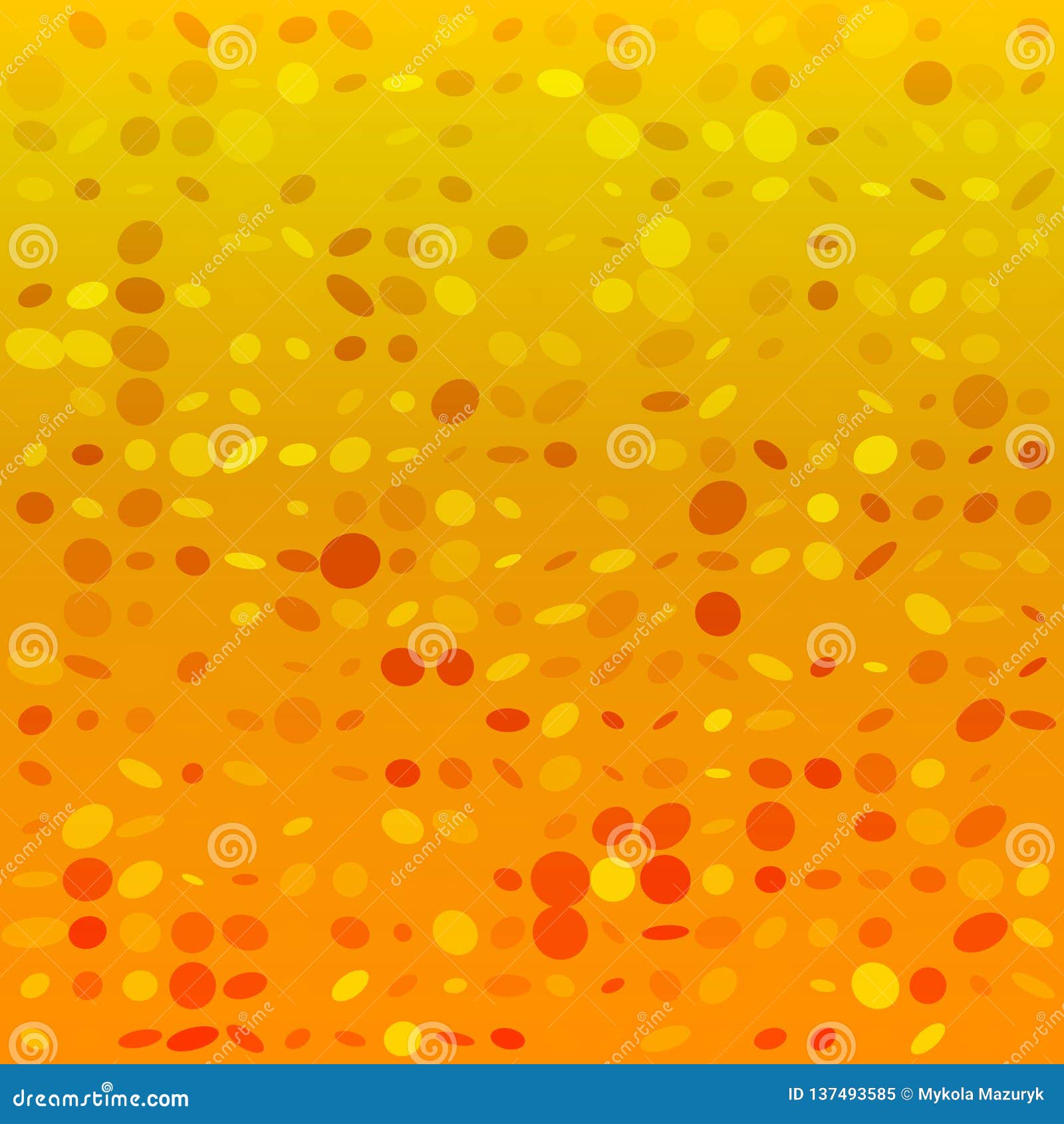 Yellow dot background stock vector. Illustration of bright - 137493585