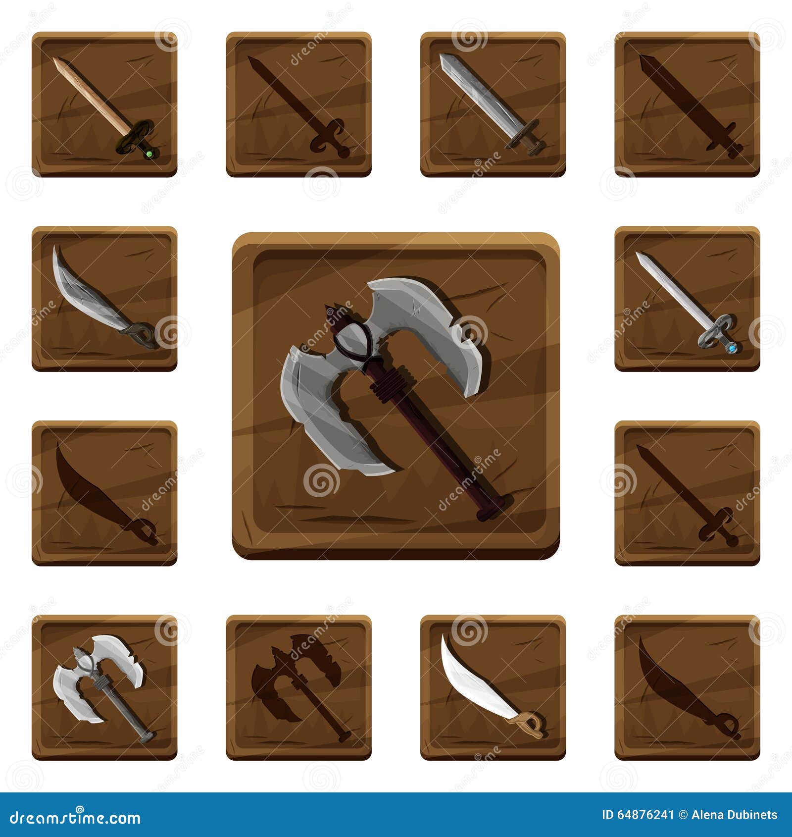 Types Of Weapons Cartoon Icons In Set Collection For Design.Firearms ... Types Of Weapons Cartoon Icons In Set Collection For Design.Firearms ...